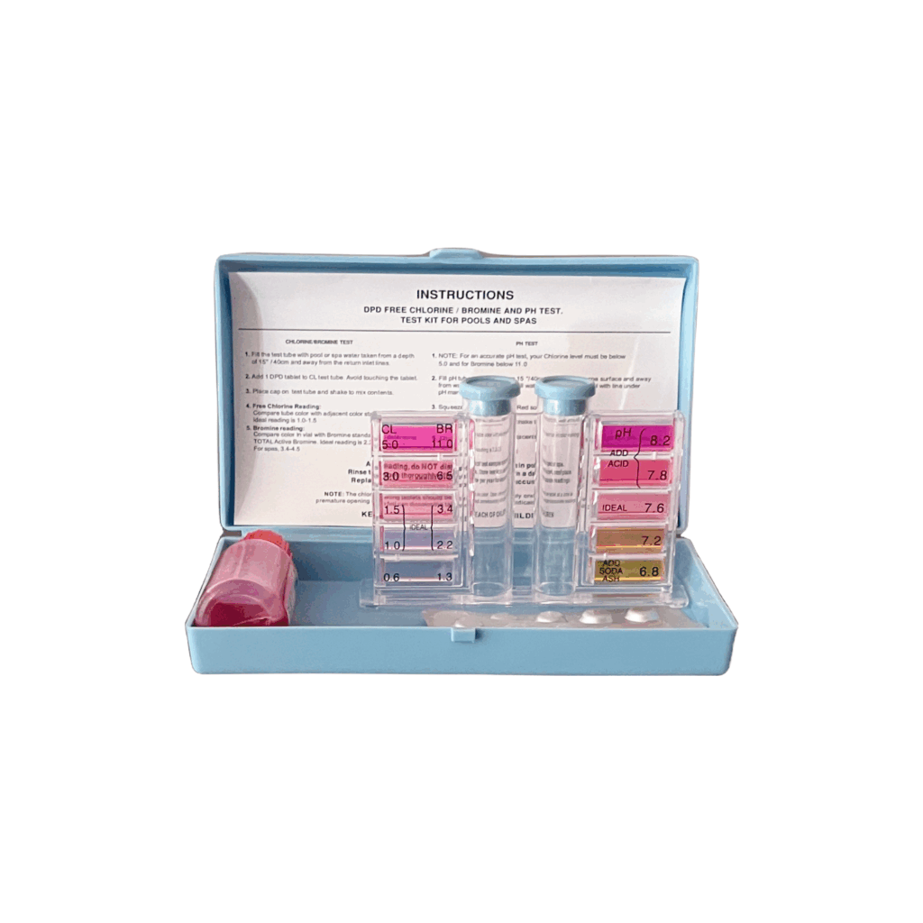 2-in-1 Pool & Spa Water Test Kit | Chlorine, Bromine & pH Testing ...